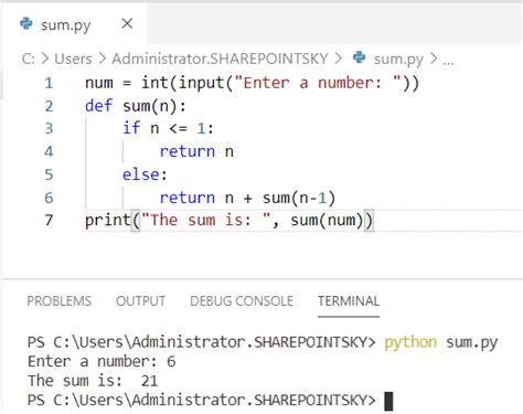 code for sum of 2 numbers