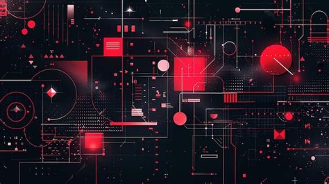 Premium Vector Claret Geometric Data Points And Abstract Shapes On A