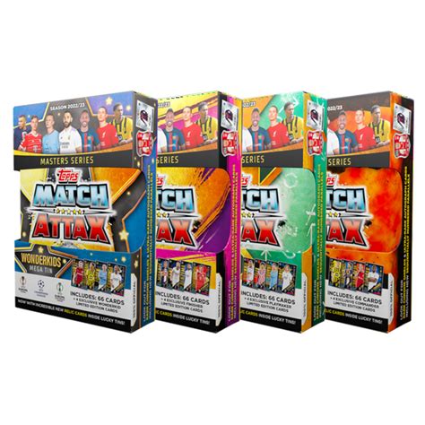 2022 23 Topps Uefa Champions League Match Attax Mega Tin Soccer Trading