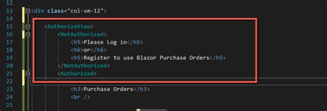 Authentication And Authorization Purchase Orders