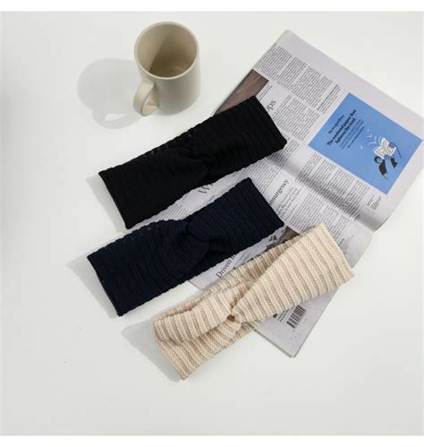 국산 니트 터번 넓은 헤어밴드 매듭 반다나 머리띠 예쁜 여성 패션 헤어소품 3105 티몬