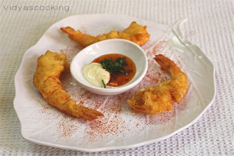 Golden Fried Prawns