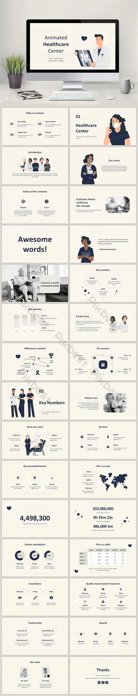 Template PPT Kartun Kesehatan Powerpoint 12,000+ | Animasi Tema PPT Download Gratis - Pikbest