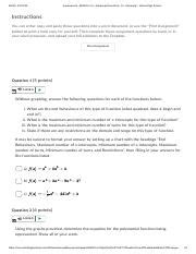 Polynomial Functions Unit Assignment Pdf 6 6 22 9 18 PM Assessment