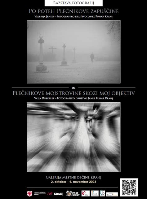 Valerija Jenko In Vasja Doberlet Razstavljata Plečnikove Mojstrovine Fotografska Zveza Slovenije