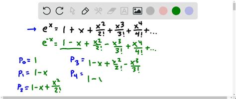 Solvedfind The Maclaurin Polynomials Of Orders N0123 And 4 And
