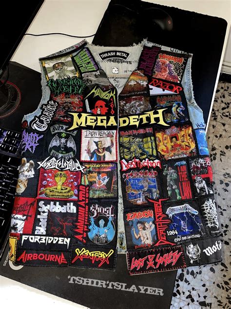 Metallica Battle Vest Tshirtslayer Tshirt And Battlejacket Gallery