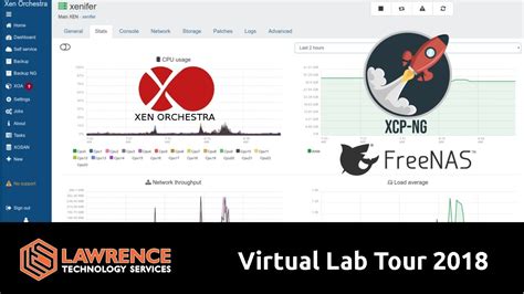 virtual lab software setup tour 2018 with xcp ng xen orchestra