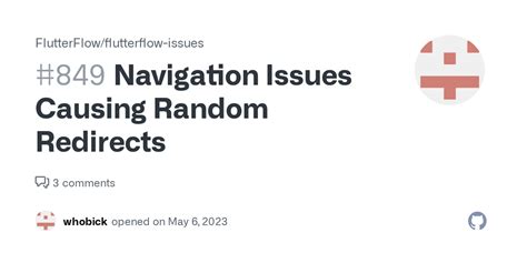 Navigation Issues Causing Random Redirects · Issue 849 · Flutterflow