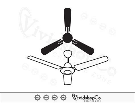 Ceiling Fan Svg Ceiling Svg Fan Svg Ceiling Fan Outline Etsy Australia