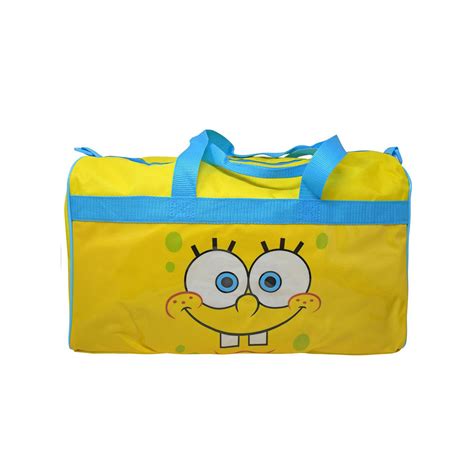 Nickelodeon Spongebob Squarepants Duffel Bag 18 Carry On Travel Yellow