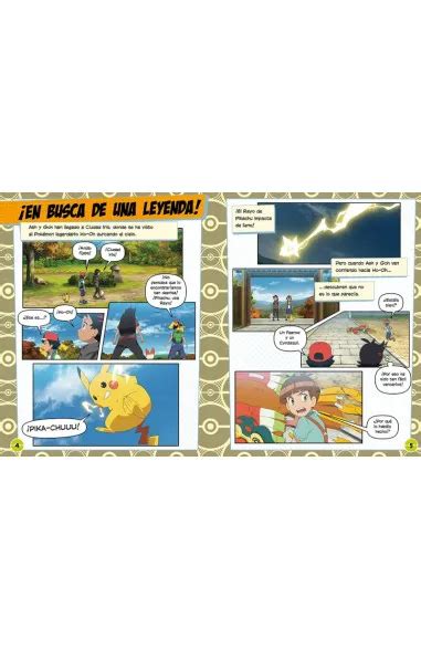 Pokémon Comictivity ¡diversión Legendaria Ash Y Goh En La Región