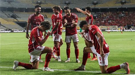 الدوري المصري الأهلي يتقدم علي البنك الأهلي بهدف أبوعلي في الشوط الأول