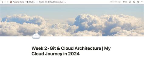 Week 2— Git And Cloud Architecture My Cloud Journey 2024 ☁️ By Dishen