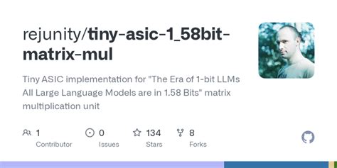 richard anaya on linkedin github rejunity tiny asic 1 58bit matrix