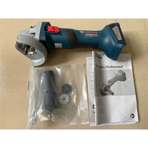 Bosch Bosch Gws180 Li ใหม่ พร้อมส่ง แท้ แพลตฟอร์มแบตเตอรี่ลิเธียม มอเตอร์ไร้แปรงถ่าน 18v
