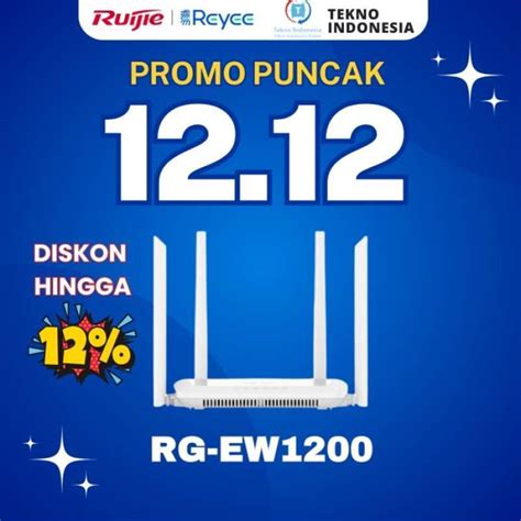 Jual Ruijie Reyee Rg Ew1200 Dual Band Wireless Mesh Wifi Router 1200m Di Seller Velvet Store
