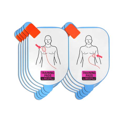 Defibtech Aed Trainer Replacement Pads Heartzap Safety Training