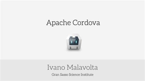 Apache Cordova 4x Ppt