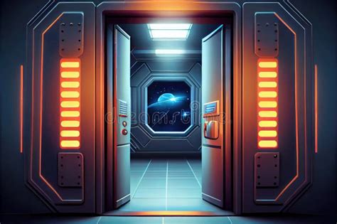 Abstract Fantastic Outer Space Of Metal Gate Security Control System
