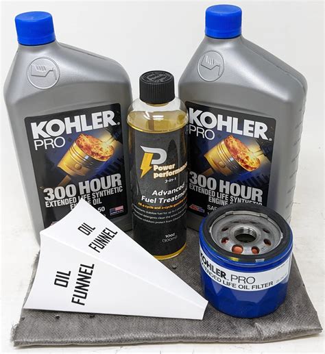 Amazon.com: Kohler 1-Quart Extended Life 10W-50 Synthetic Oil Change Kit : Automotive