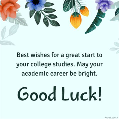 100 Best Wishes And Good Luck Messages For College First Day Wishes
