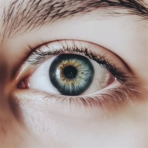 Human Eye Close Up Beauty With Eyelashes Iris And Pupil Eyes Vision