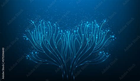 Cloud Data Tree Digital Technology Online Digital Cloud Storage