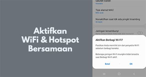Cara Menyalakan Wifi Dan Hotspot Bersamaan Di Hp Samsung Opikini