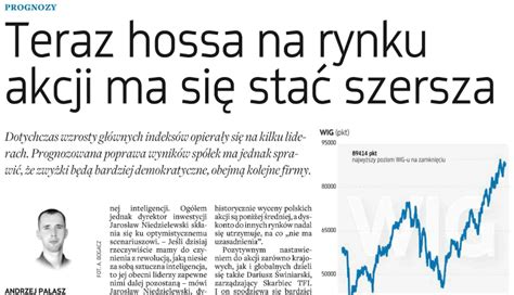 hossa akcji szersza Komentarze naszych Ekspertów Skarbiec TFI