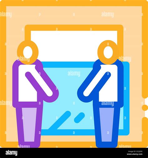 Freight Movers Hold Glass Icon Vector Outline Illustration Stock Vector