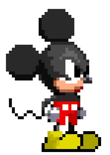Edited Sonics Sprite To Look Like Mickey Mouse Rsonicthehedgehog