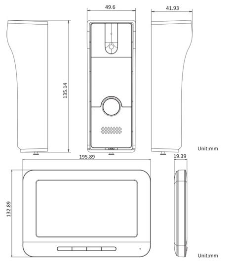 Hikvision Ds Kis202t Kit Intercom Video 4 Draden 1 Knop Scheerm 7”