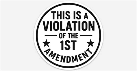 Violation Of The 1st Amendment All Weather By Benjamin Lewis Die