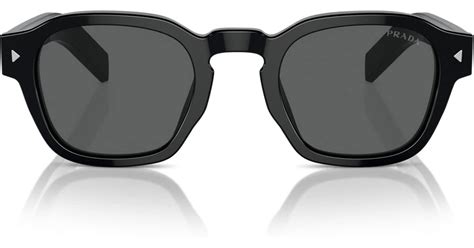 Prada Acetate Pr A16s Sunglasses In Black For Men Lyst Uk