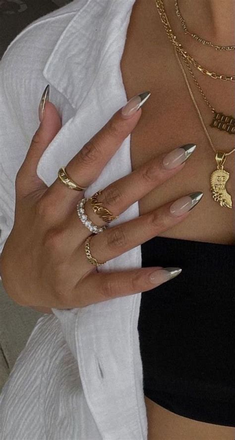 Manucure Inspiration Classy Nails Metallic Nails Grunge Nails