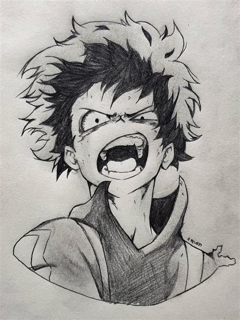 Deku Fan Art By Me Rbokunoheroacademia