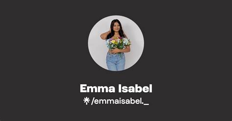 Emma Isabel Instagram Tiktok Linktree