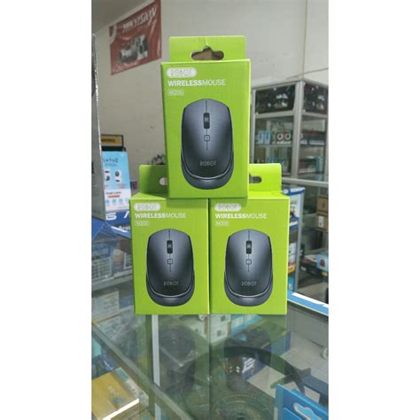 Jual Mouse Robot Wireless M205 Black Green Purple Shopee Indonesia