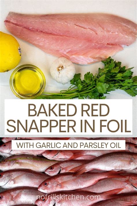 Simple Red Snapper Baked In Foil