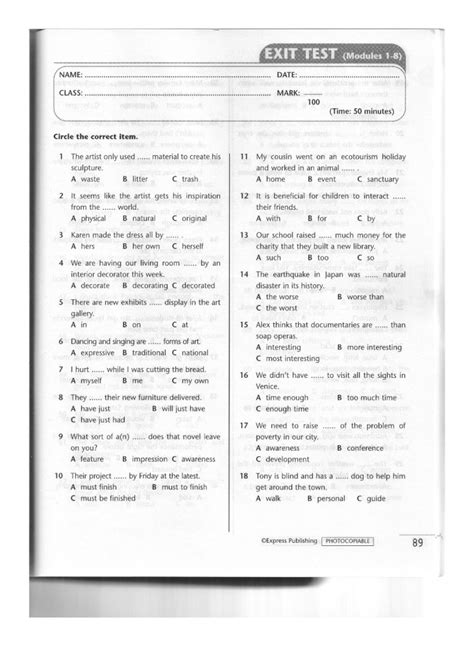 Doc Spark Class D Module 1 8 Test Dokumen Tips