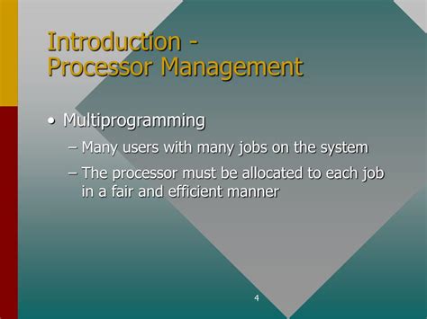 Ppt Chapter 4 Processor Management Powerpoint Presentation Free