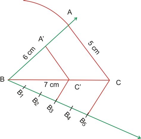 Construct A Triangle With Sides Cm Cm And Cm And Then Another Triangle Whose Sides Are Of