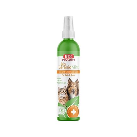 Bio PetActive Bio Geranio Mint Köpek Kedi Deri Tüm Bakım Spreyi 100 ML
