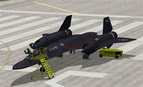 Glowingheat Lockheed Sr 71 Blackbird Simflight