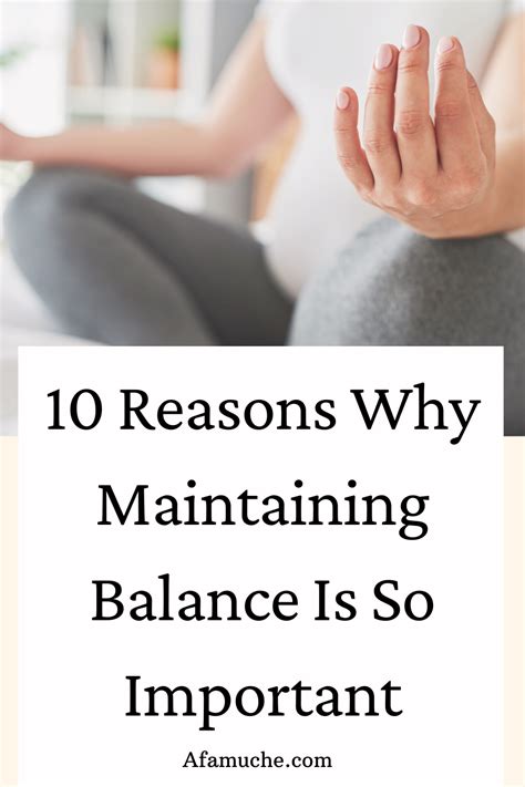 10 Infallible Reasons Why Balance Is Important In Life Afam Uche