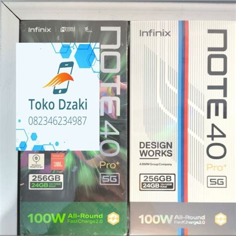 Jual Infinix Note 40 Pro Plus 5G 12 256 12 256GB Garansi Resmi Baru