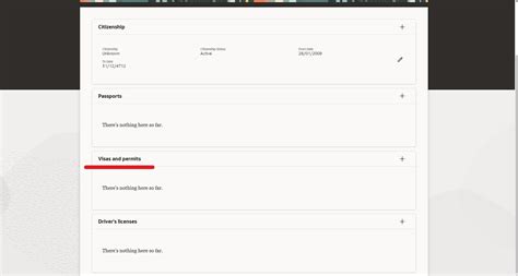 Change Label Name On Visa And Permits Section Cloud Customer Connect