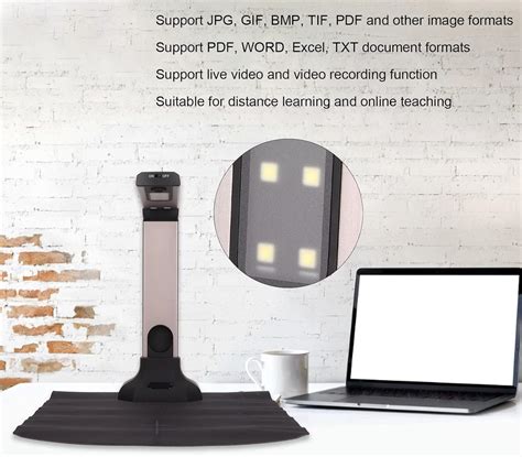 Kca126 High Speed Book And Document Scanner 12mp Hd Book Camera A4 Size