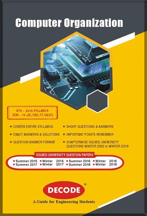 DECODE Computer Organization For GTU SEM IV CE CSE IT I TC COURSE